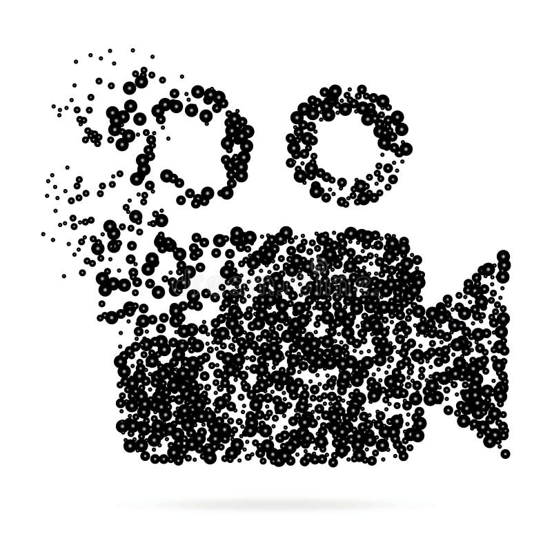 Creative dot icon stock illustration. Illustration of graphic - 143842756