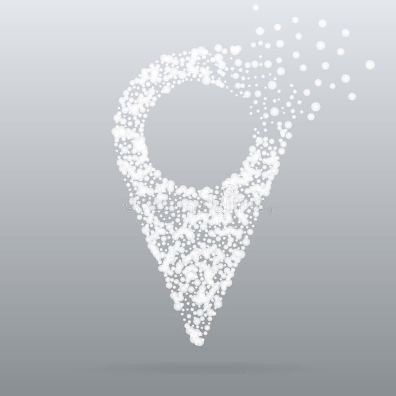 Creative dot icon pointer stock vector. Illustration of dots - 73941264