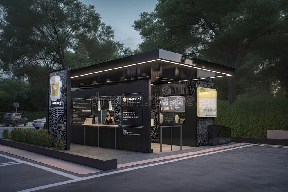 Creative Drive-thru Concept with Unique Ordering Options and Convenient ...