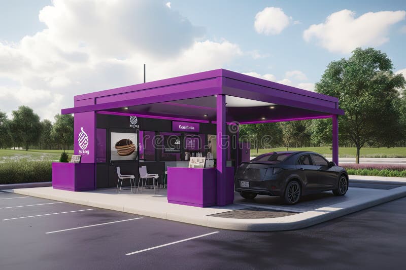 Creative Drive-thru Concept with Unique Ordering Options and Convenient ...