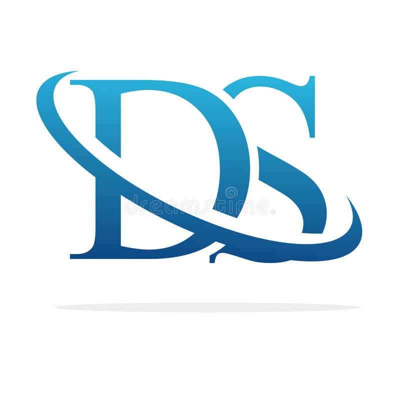 Creative DS Logo Icon Design Stock Vector - Illustration of blue, icon ...