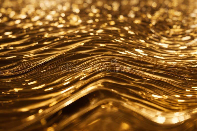 A Creative and Dynamic Gold Metal Background that Combines Elements of ...