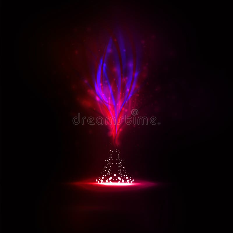 Creative Dynamic, Magic Fire Illustration Stock Vector - Illustration ...