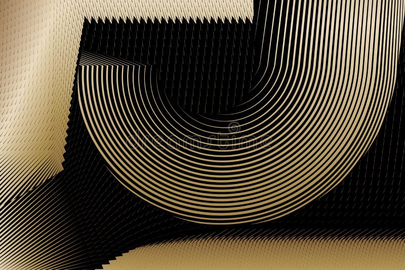 Gold Metallic Effect Background. Stock Image - Image of design, circle ...