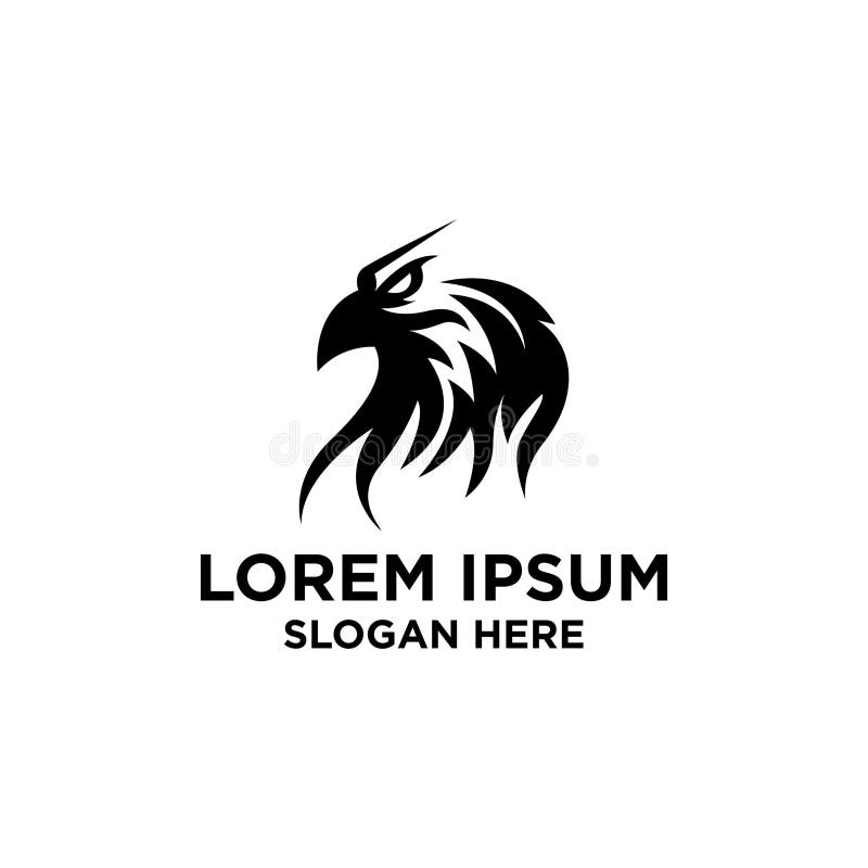 Creative Eagle Logo. Eagle Bird Head Vector Logo Template Stock ...