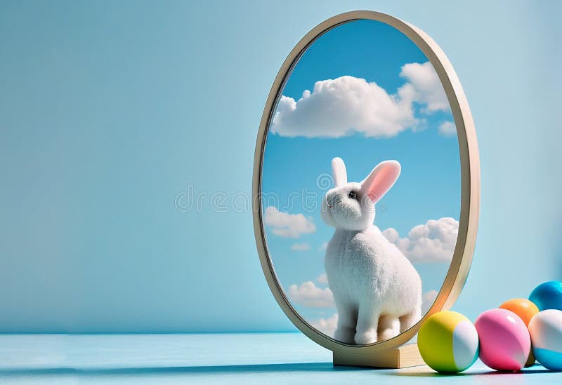 Creative Easter Concept Created with Generative Ai Technology Stock ...