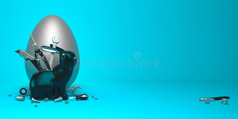 Easter Bunny Mechanic Stock Illustrations – 30 Easter Bunny Mechanic ...