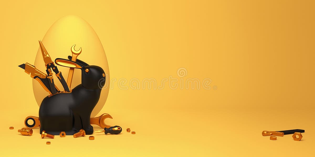 Easter Bunny Mechanic Stock Illustrations – 32 Easter Bunny Mechanic ...