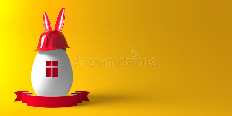 Creative Easter Template for a Construction, Architectural or a Real ...