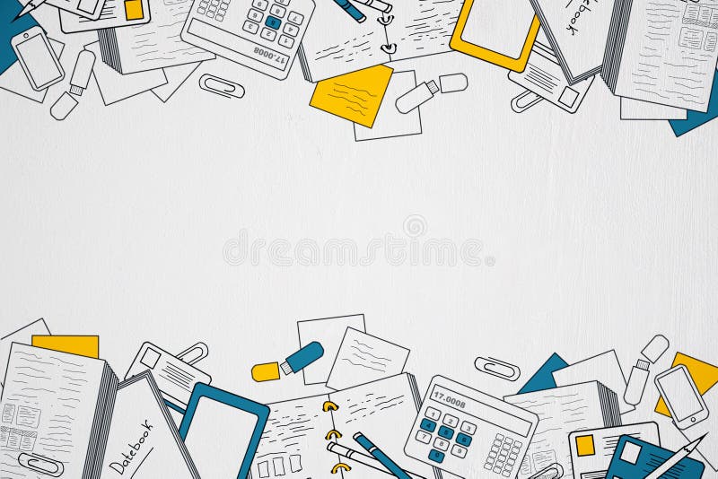 Creative Education Backdrop Stock Illustration - Illustration of ...
