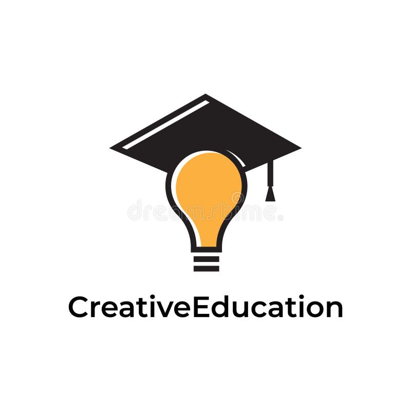Creative Education Vector Logo Design Stock Vector - Illustration of ...