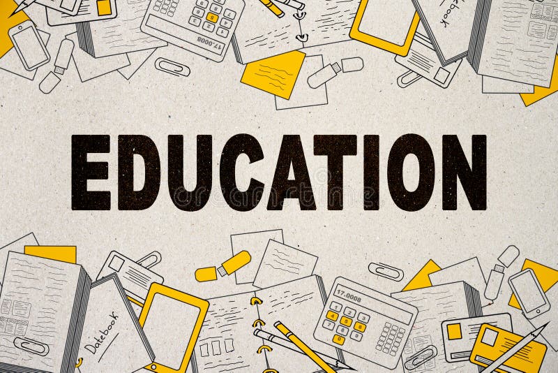 Creative Education Wallpaper Stock Illustration - Illustration of ...