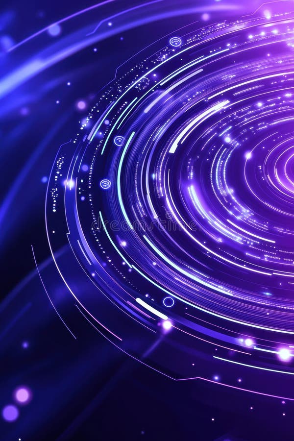 Creative Educational HUD Overlay Featuring Rotating Planets ...