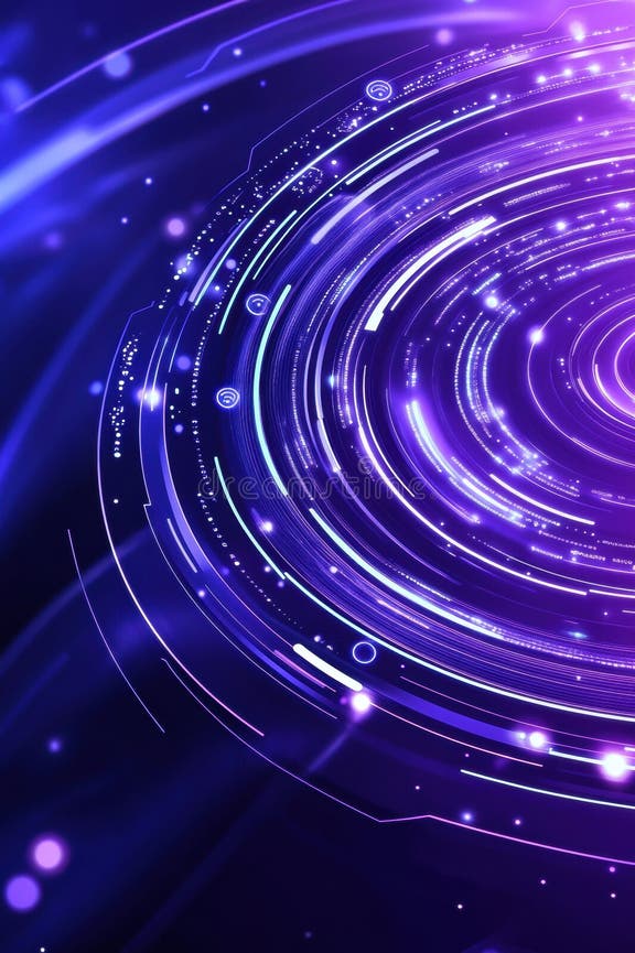 Creative Educational HUD Overlay Featuring Rotating Planets ...