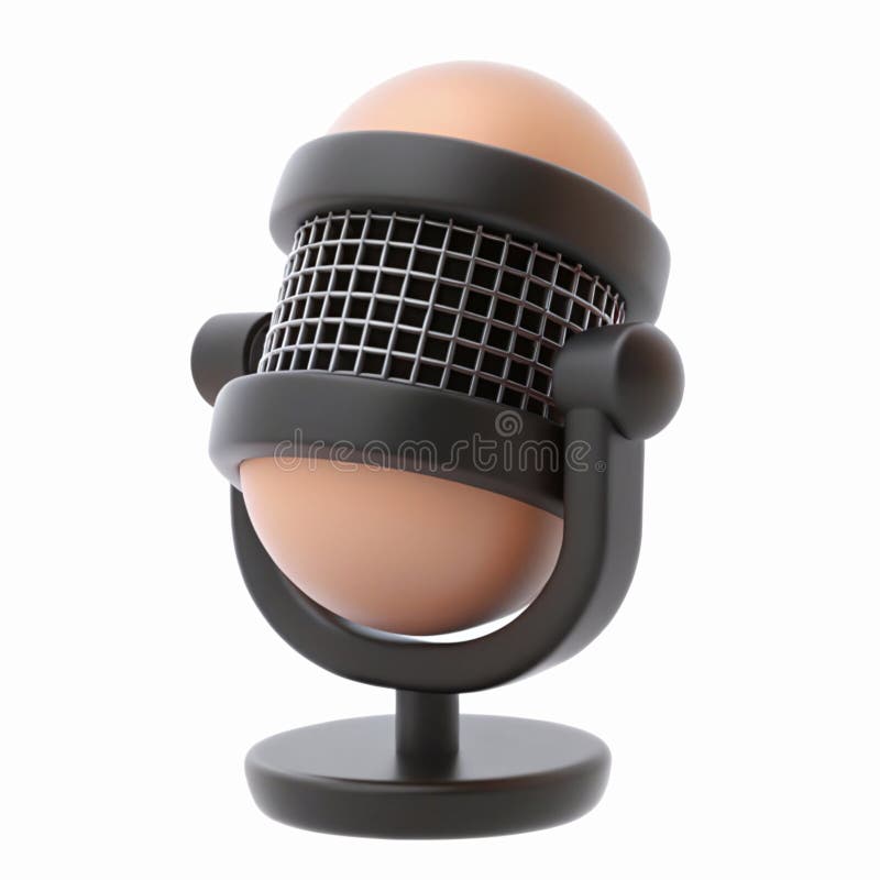 Creative Egg Shaped Microphone Concept with Metal Grill Design on ...