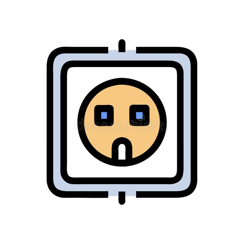 Creative Electrical Outlet Illustration for Safe Usage Stock ...