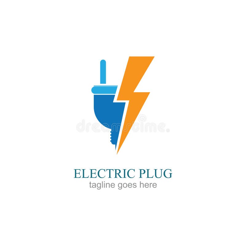 Creative Electrical Plug Logo Concept Vector Design Stock Vector ...