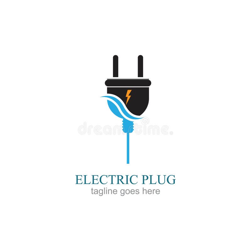 Creative Electrical Plug Logo Concept Vector Design Stock Vector ...