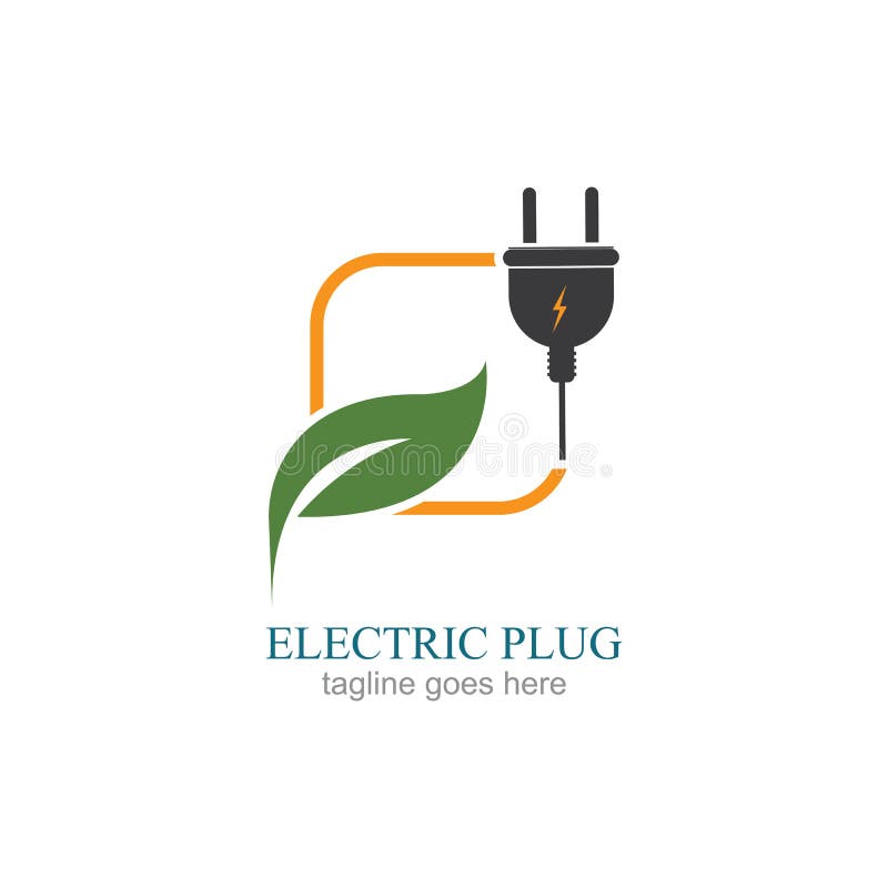 Creative Electrical Plug Logo Concept Vector Design Stock Vector ...