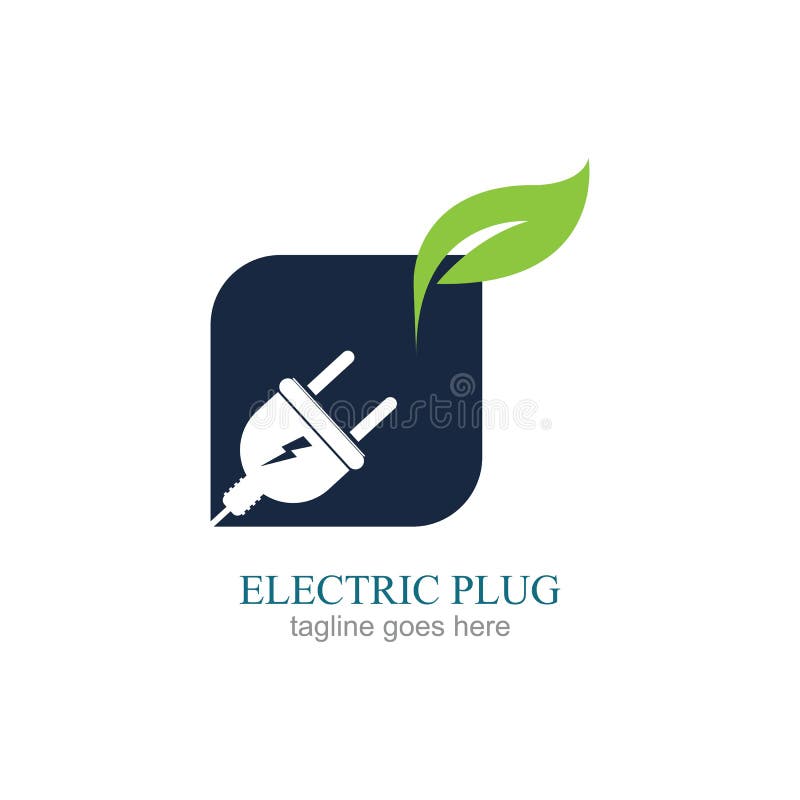 Creative Electrical Plug Logo Concept Vector Design Stock Vector ...