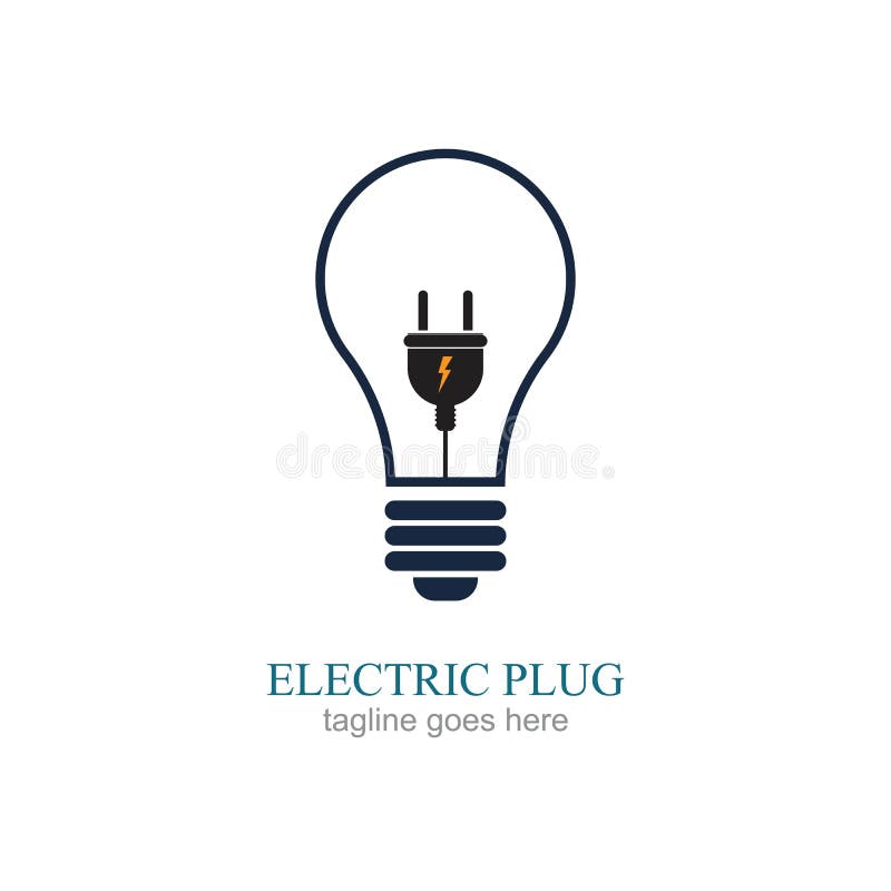 Creative Electrical Plug Logo Concept Vector Design Stock Vector ...
