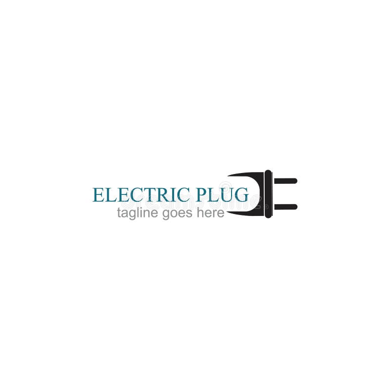 Creative Electrical Plug Logo Concept Vector Design Stock Vector ...