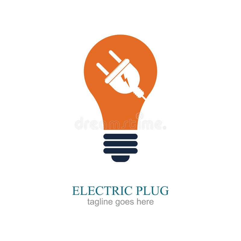 Creative Electrical Plug Logo Concept Vector Design Stock Vector - Illustration of equipment ...