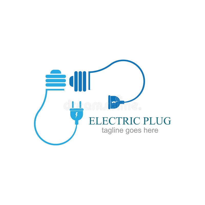 Creative Electrical Plug Logo Concept Vector Design Stock Vector ...