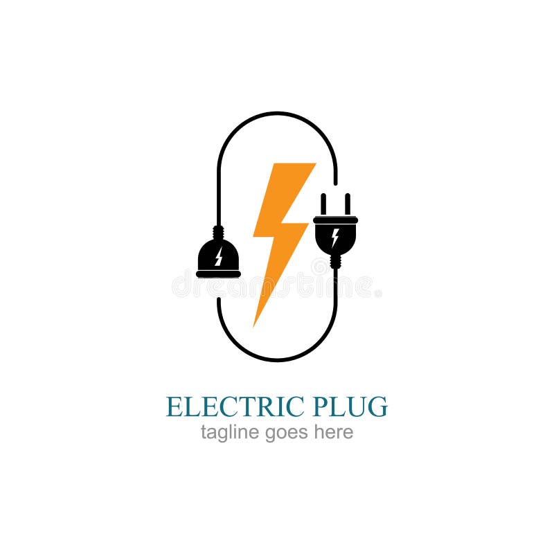 Creative Electrical Plug Logo Concept Vector Design Stock Vector ...