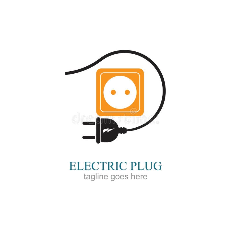 Creative Electrical Plug Logo Concept Vector Design Stock Vector ...
