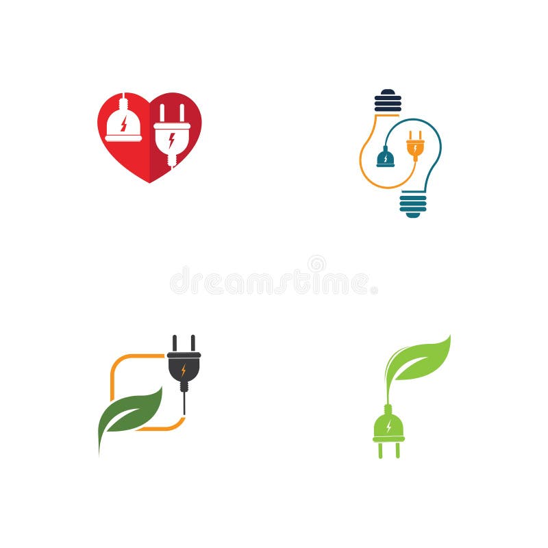 Creative Electrical Plug Logo Concept Vector Design Stock Vector ...