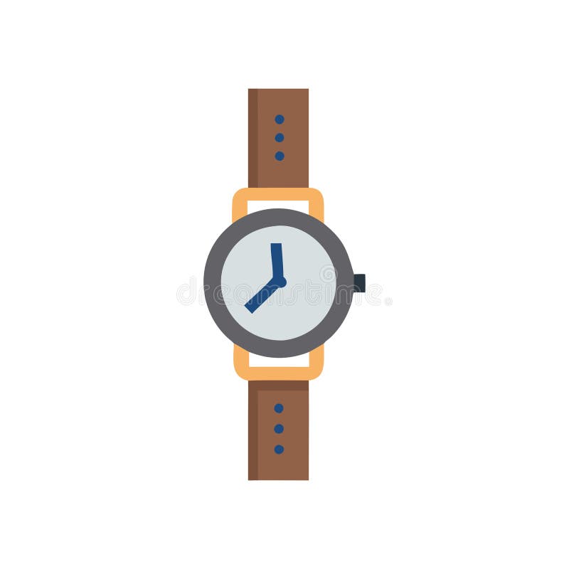 Creative Elegant Strap Watch Design Stock Illustration - Illustration ...