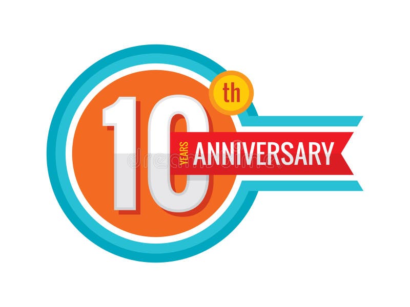 Creative Emblem 5 Th Years Anniversary. Five Template Logo Badge Design ...