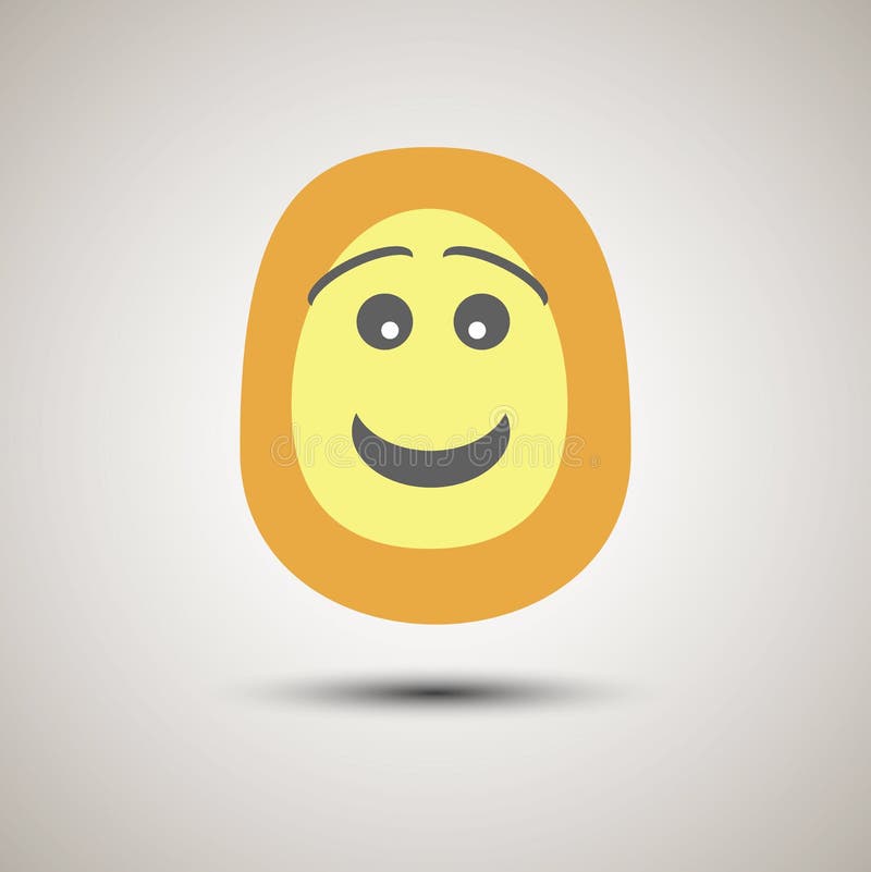 Creative Emoji Smiley Face Smiling and Happy. Stock Vector ...