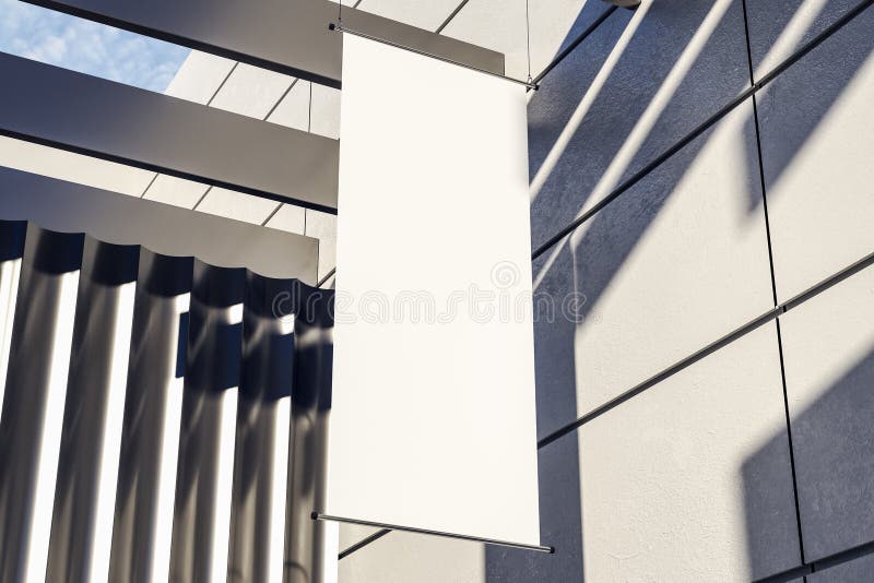 Creative empty banner stock illustration. Illustration of information ...