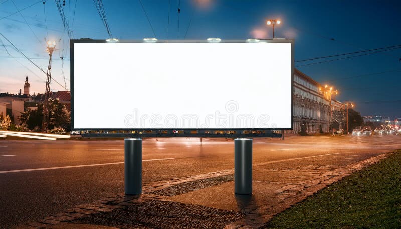 Creative empty billboard stock image. Image of engaging - 341429995
