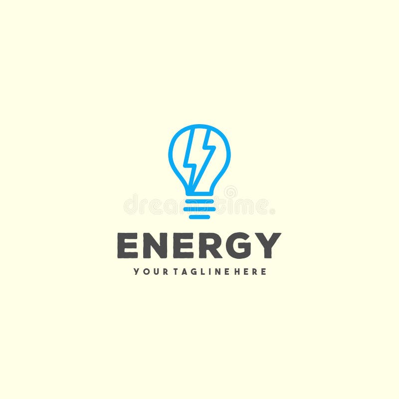 Creative Energy Idea Logo Design Stock Illustration - Illustration of ...