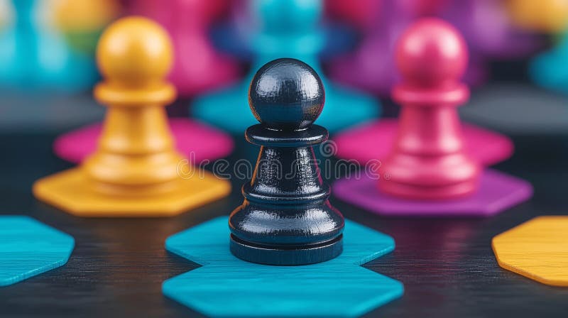 Creative Energy in Virtual Team Building Game with Colorful Play Pieces ...