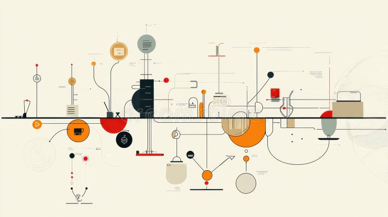 Creative and Engaging Graphic Design Featuring Shapes and Colors for ...