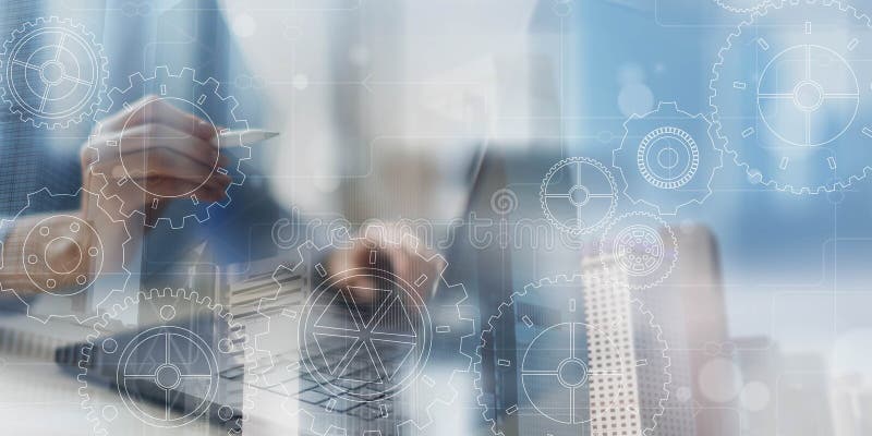 Creative Engineering and Automation Design Stock Photo - Image of system, innovation: 414098948