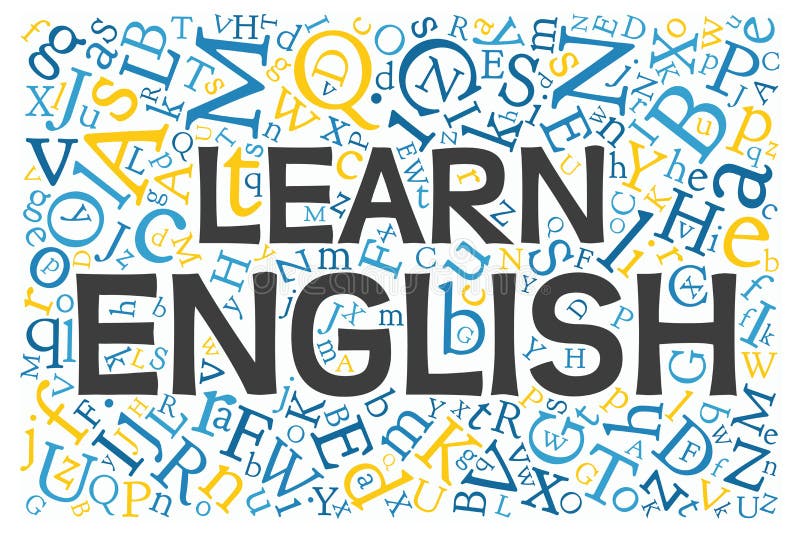 Creative English Alphabet Texture Stock Illustration - Illustration of ...