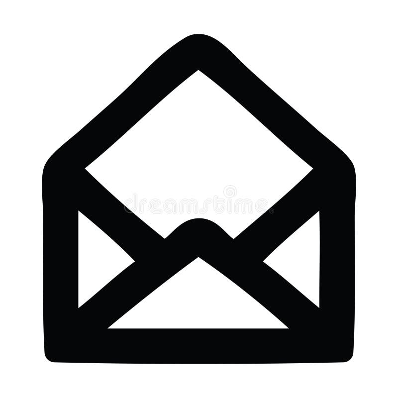 A Creative Envelope Letter Icon Stock Vector - Illustration of clip ...