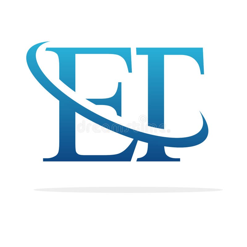 Creative ET Logo Icon Design Stock Vector - Illustration of concept ...