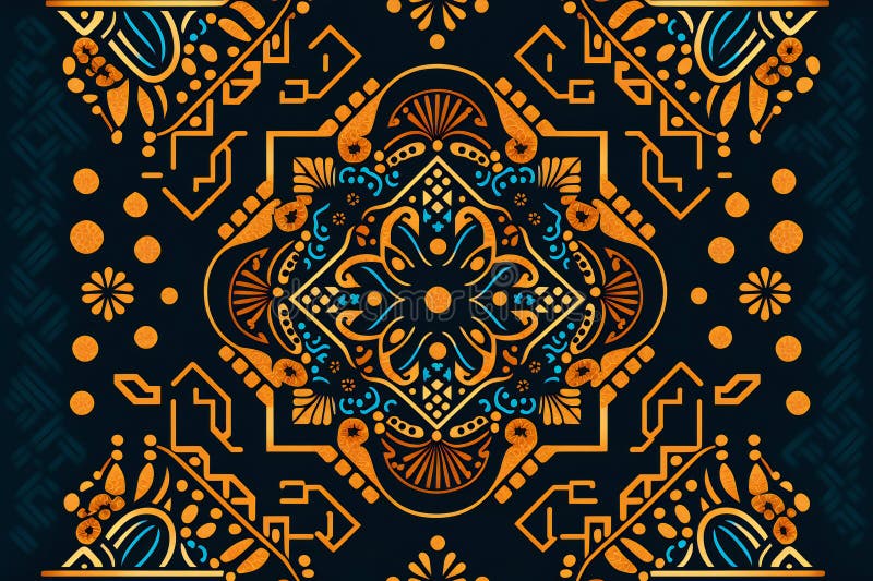 Creative Ethnic Style Vector Seamless Pattern Unique, Abstract ...