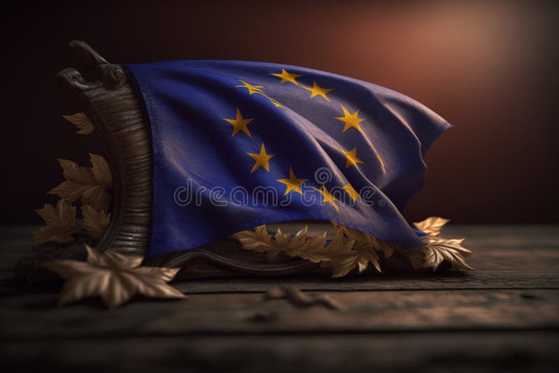 The Creative European Union Symbol Sign Flag , EU in 3D Illustration ... The Creative European Union Symbol Sign Flag , EU in 3D Illustration ...