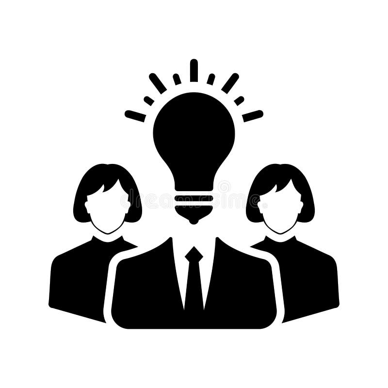 Expert Team Icon, Flat Style Vector Illustration. Stock Illustration ...