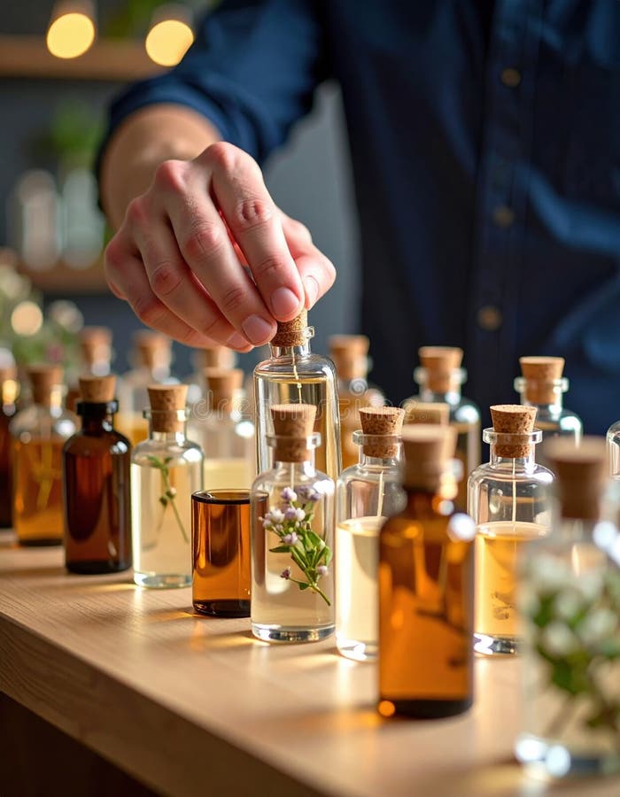 Creative Exploration of Aromas and Rituals Stock Image - Image of ...