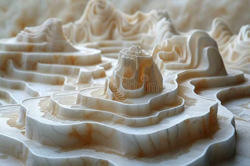 A Creative Exploration of a Paper Loop Maze Showcasing Intricate ...