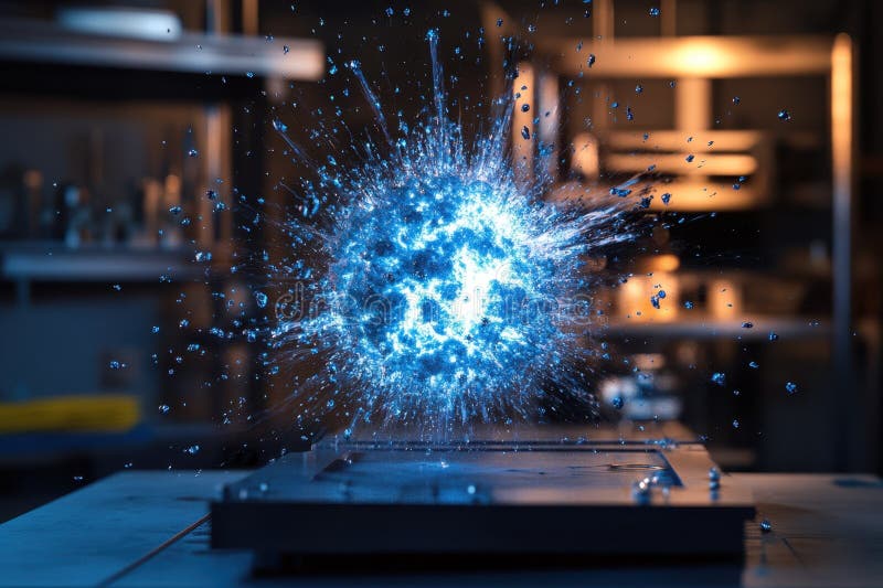 Creative Explosion of Energy Captured in a Laboratory during an ...