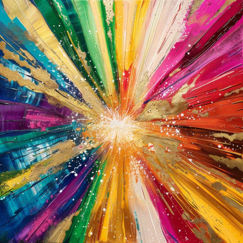 Creative Explosion: the Genesis of Inspiration Stock Photo - Image of ...